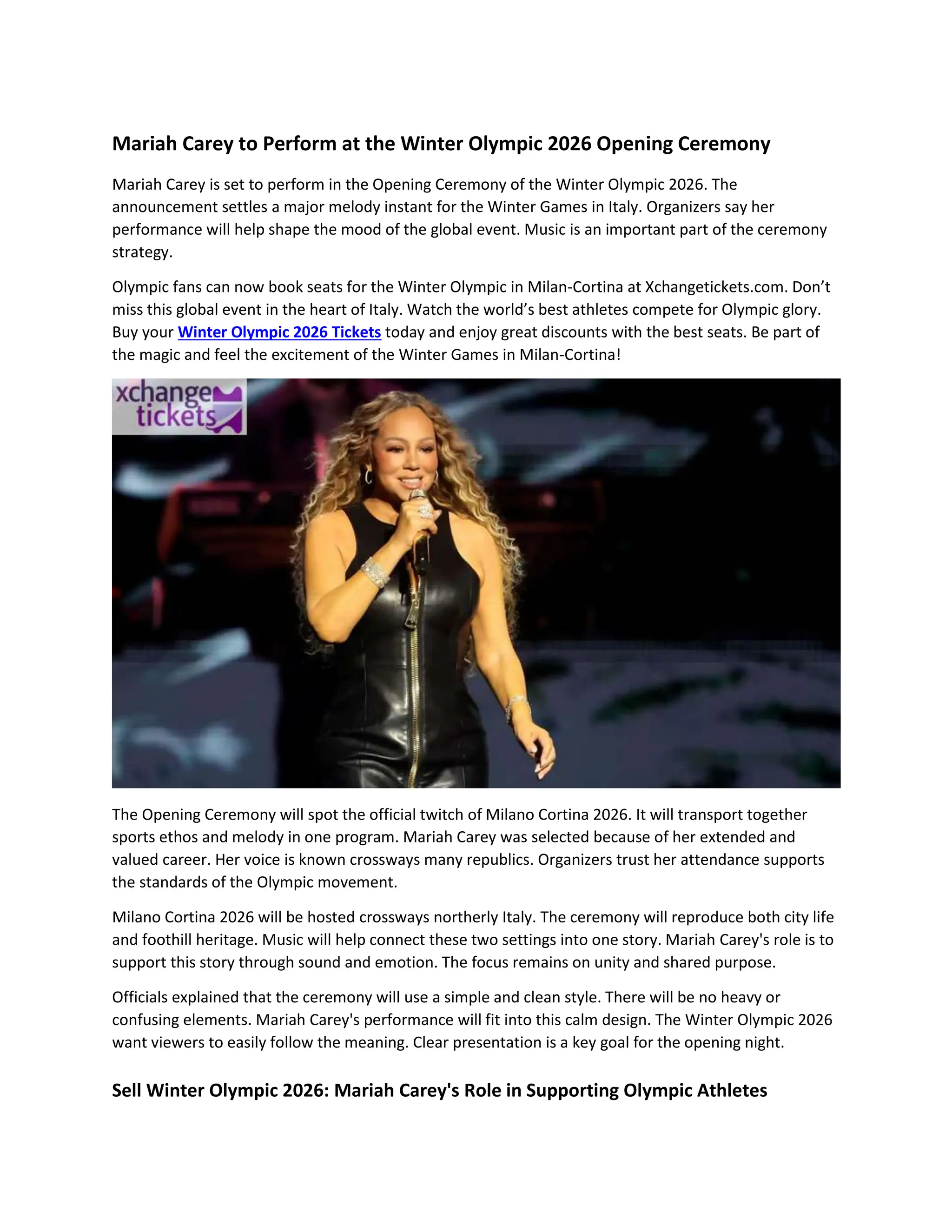 Mariah Carey to Perform at the Winter Olympic 2026 Opening Ceremony.pdf