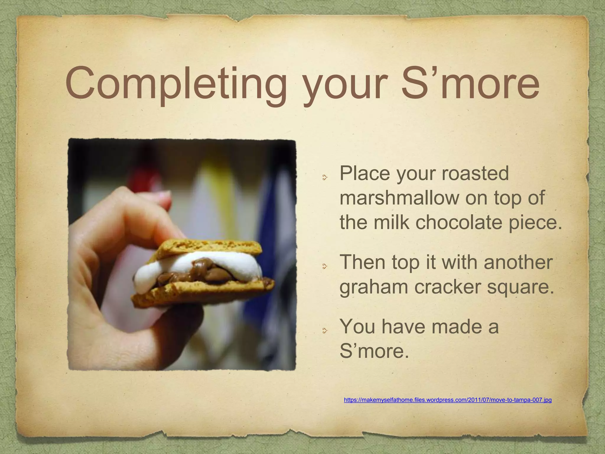 Maria how to make smores | PPTX