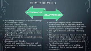 A comparative study between ohmic and microwave heating in food ...