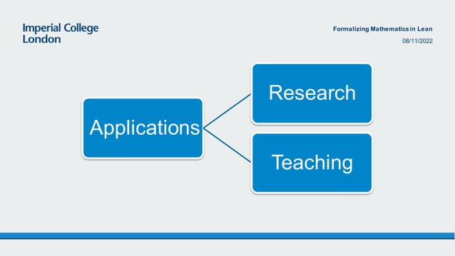 Formalizing Mathematics in Lean | PPT