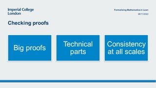Formalizing Mathematics in Lean | PPT