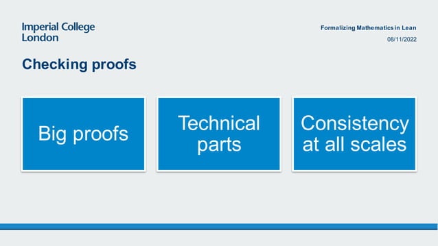 Formalizing Mathematics in Lean | PPT