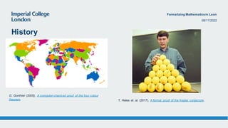 Formalizing Mathematics in Lean | PPT