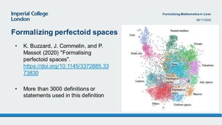 Formalizing Mathematics in Lean | PPT
