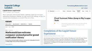 Formalizing Mathematics in Lean | PPT