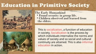 CHAPTER 2: HISTORICAL FOUNDATION OF EDUCATION | PPTX