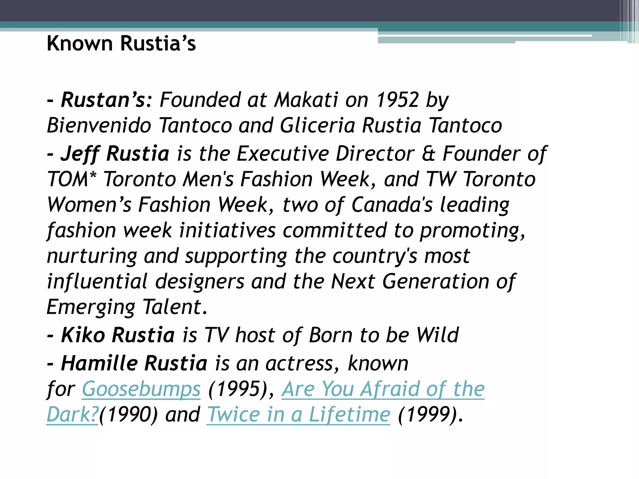 Maria Louise Batiancila Rustia | PPT