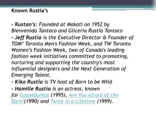 Maria Louise Batiancila Rustia | PPT