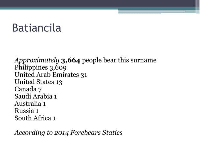 Maria Louise Batiancila Rustia | PPT