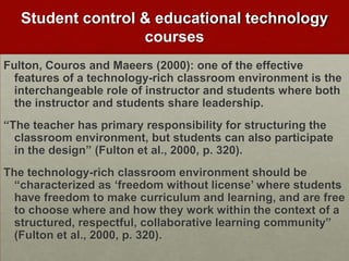 Preparing and training teachers to use technology in their classrooms ...