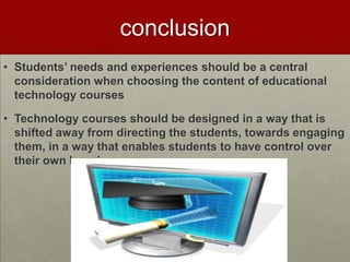 Preparing and training teachers to use technology in their classrooms ...