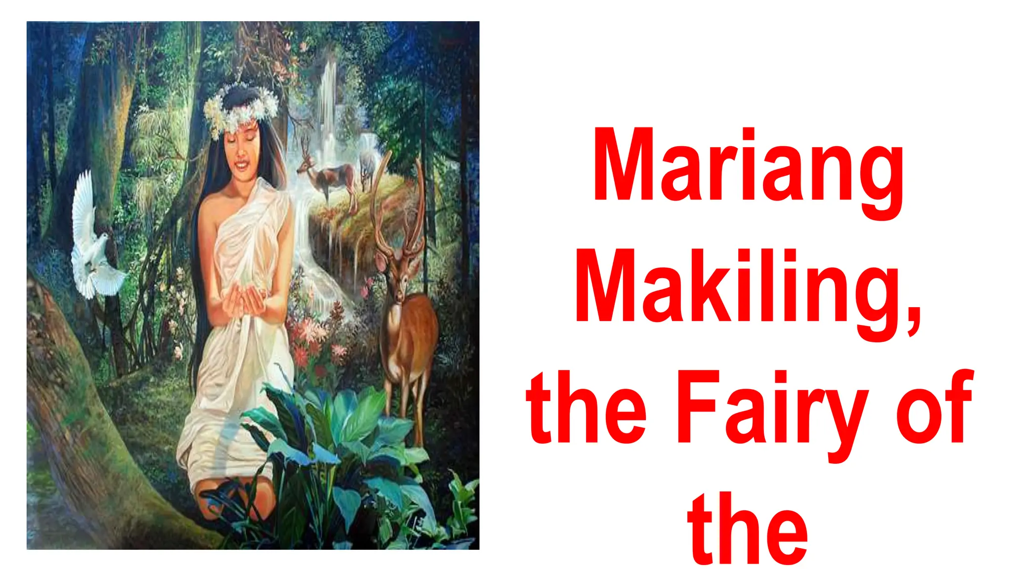 maria makiling. catch up friday activitypptx | PPTX