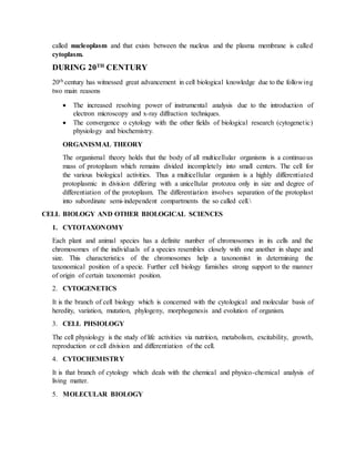 cell biology | DOCX