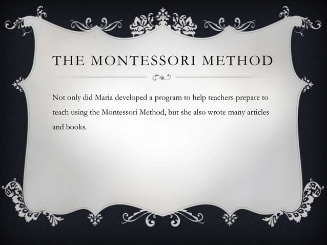 Maria montessori | PPT