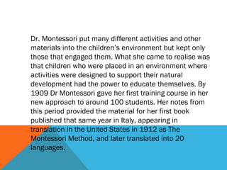Maria montessori | PPT