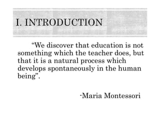 Maria montessori | PPTX