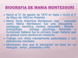 Maria montessori | PDF