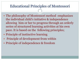 Maria montessori (1870 1952) | PPTX