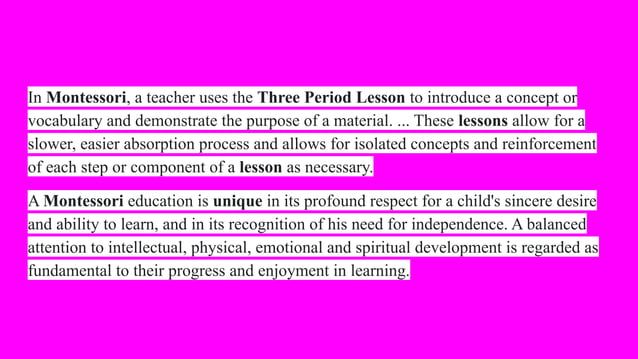 Maria montessori maria montessori maria montessori contribution to ...