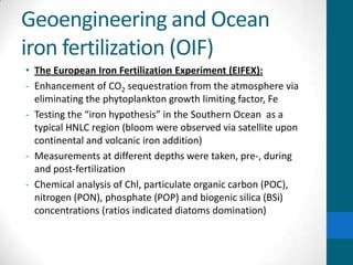 Mariam rizkallah iron_limitation_in_diatoms | PPTX