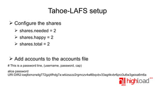 Performance comparison of Distributed File Systems on 1Gbit networks | PPT