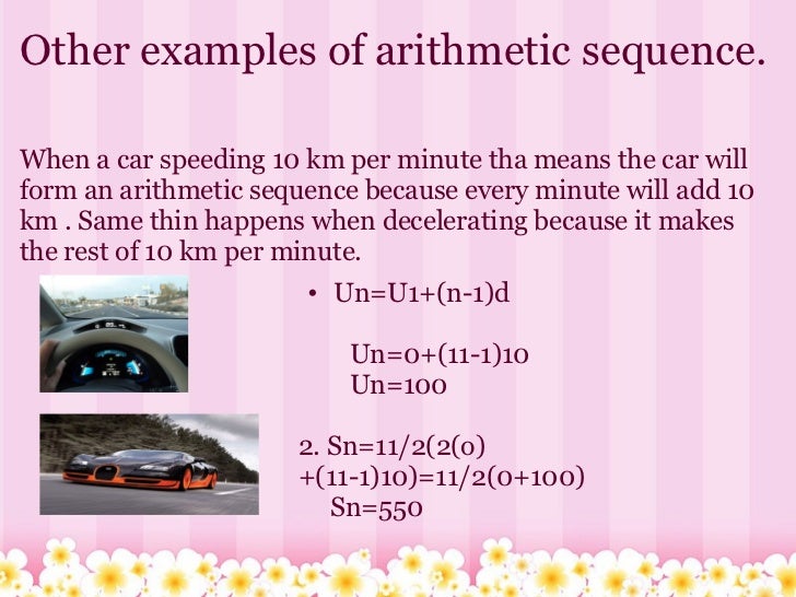 21 ARITHMETIC SERIES EXAMPLES IN REAL LIFE EXAMPLES IN SERIES 21 ARITHMETIC SERIES EXAMPLES IN REAL LIFE EXAMPLES IN SERIES