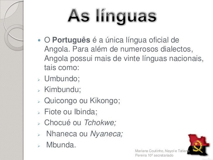Mariana,nayol,tatiana p cultura angolana