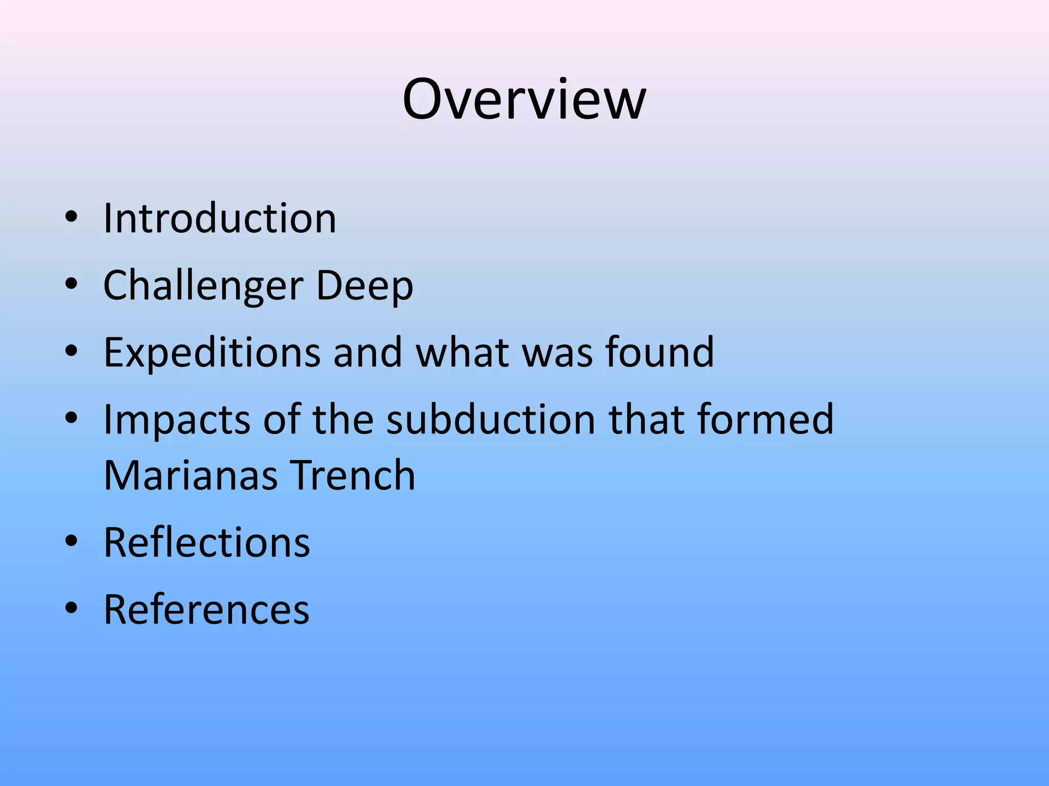 Marianas trench | PPTX