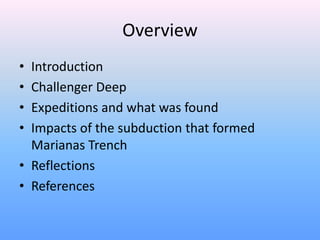 Marianas trench | PPTX