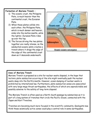 Mariana trench | DOCX