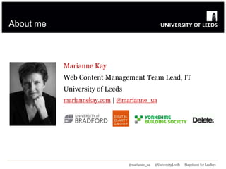 Happiness for leaders: positive psychology and science of well-being | PPTX