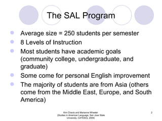 Marianne And Kim - Balancing Students’ Needs And Wants With Electives | PPT