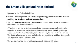 "Smart Villages in Finland" by Marianne Selkäinaho | PPT