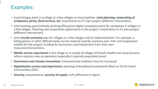 "Smart Villages in Finland" by Marianne Selkäinaho | PPT