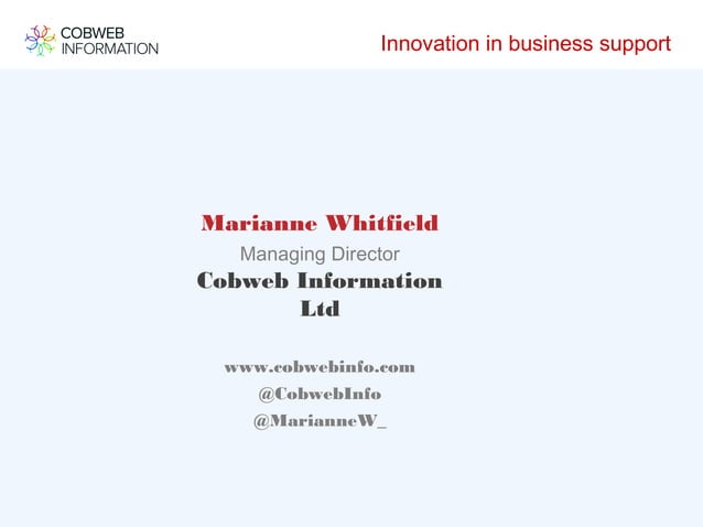 Cobweb Information | PPT