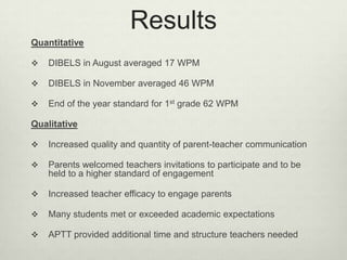 Academic Parent-Teacher Teams: Family Engagement as an Instructional ...