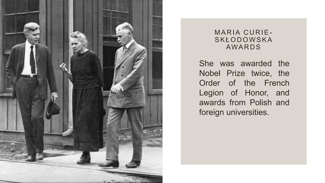 Maria Sklodowska Polish scientist - presentation | PPTX