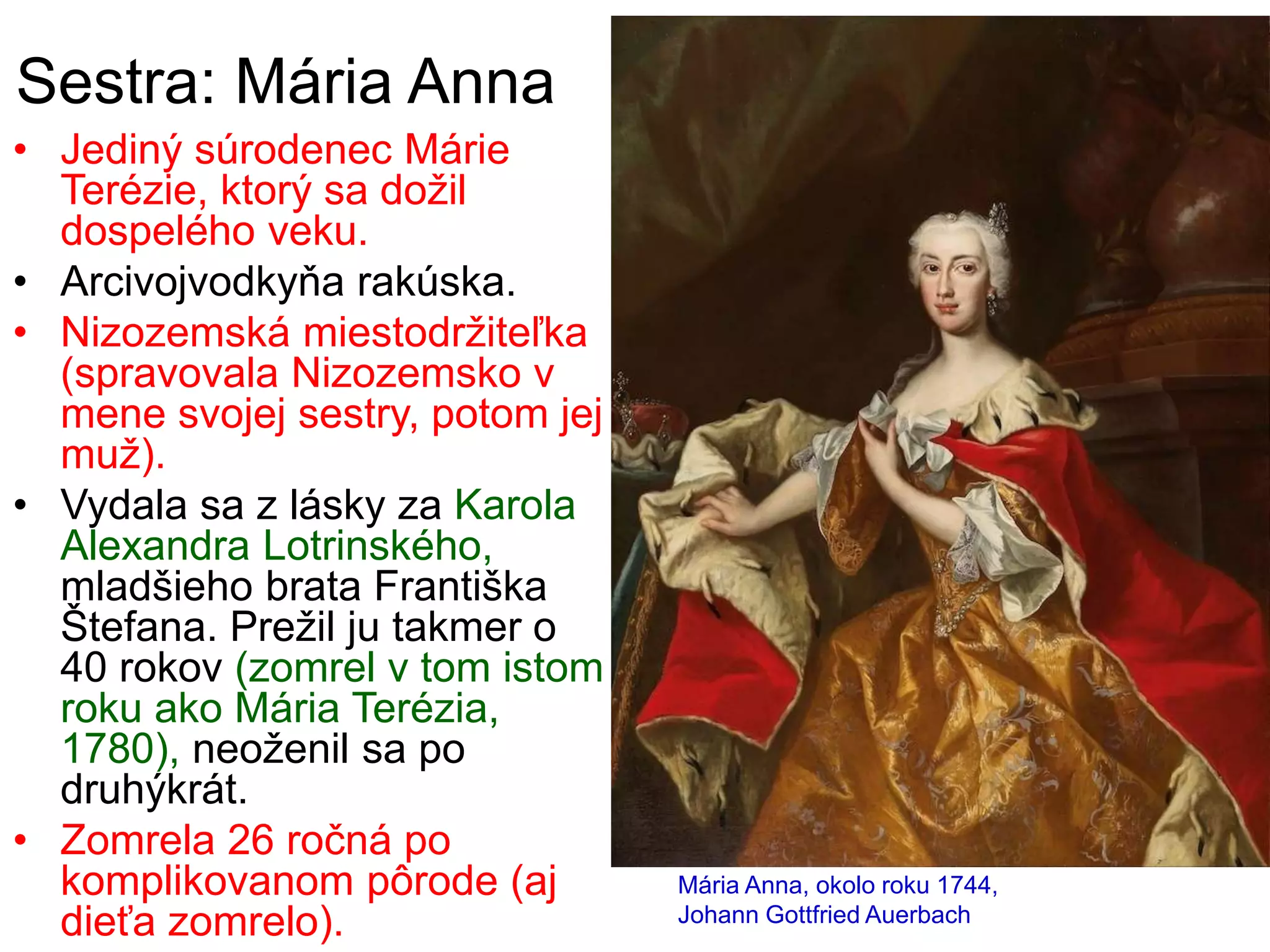 Maria Terezia cast 1 rodina.ppt