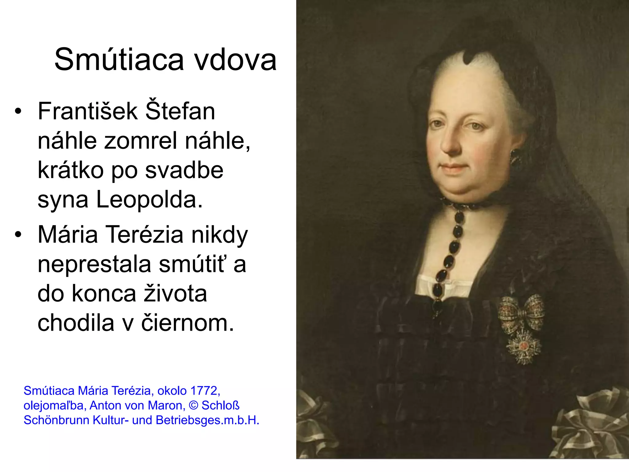 Maria Terezia cast 1 rodina.ppt