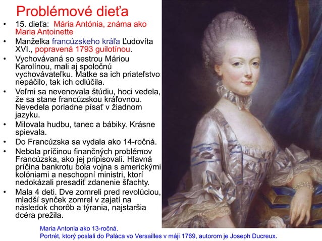 Maria Terezia cast 1 rodina.ppt