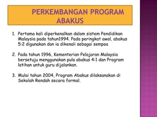Mari belajar abakus | PPTX