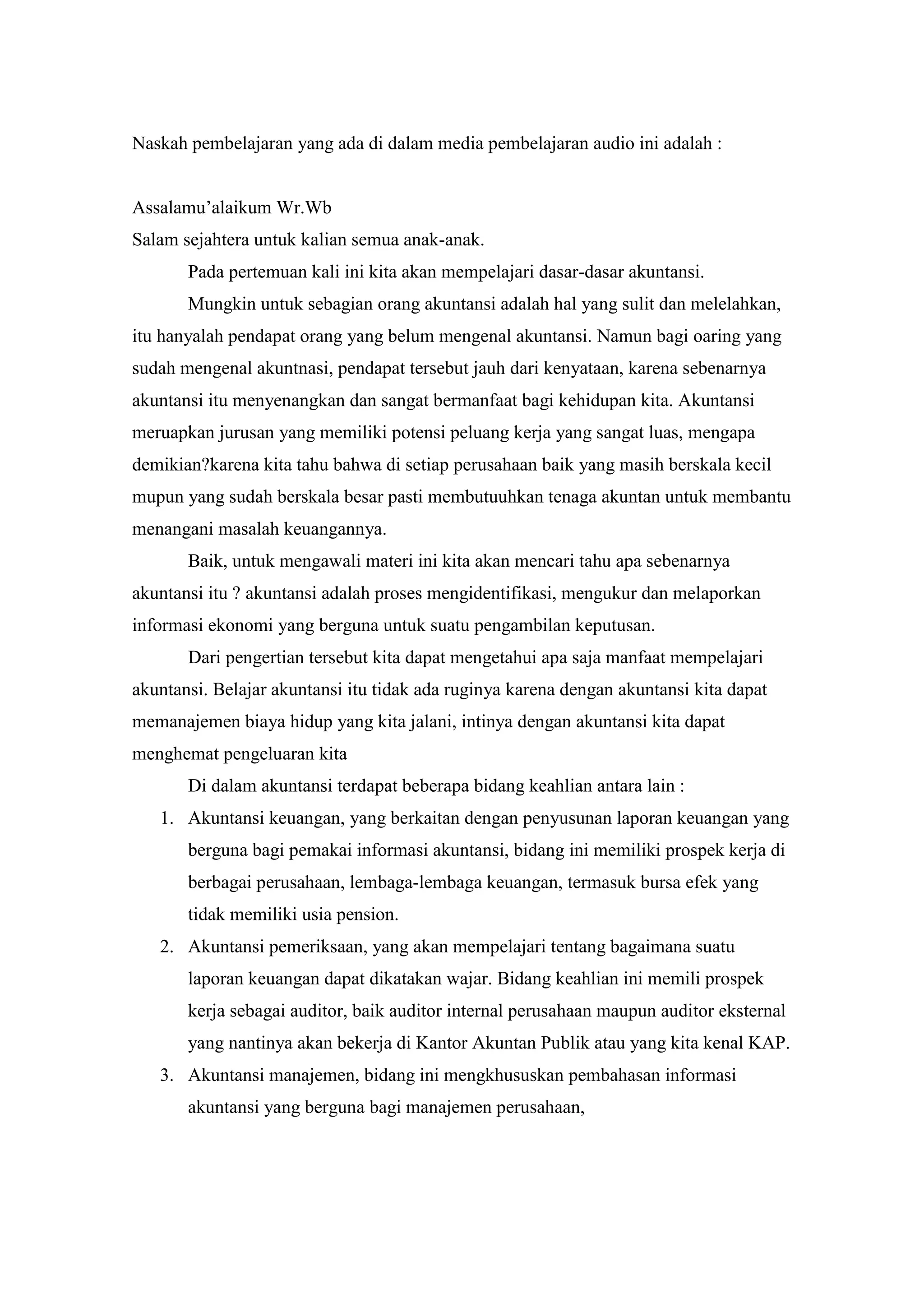 Mari belajar akuntansi | PDF