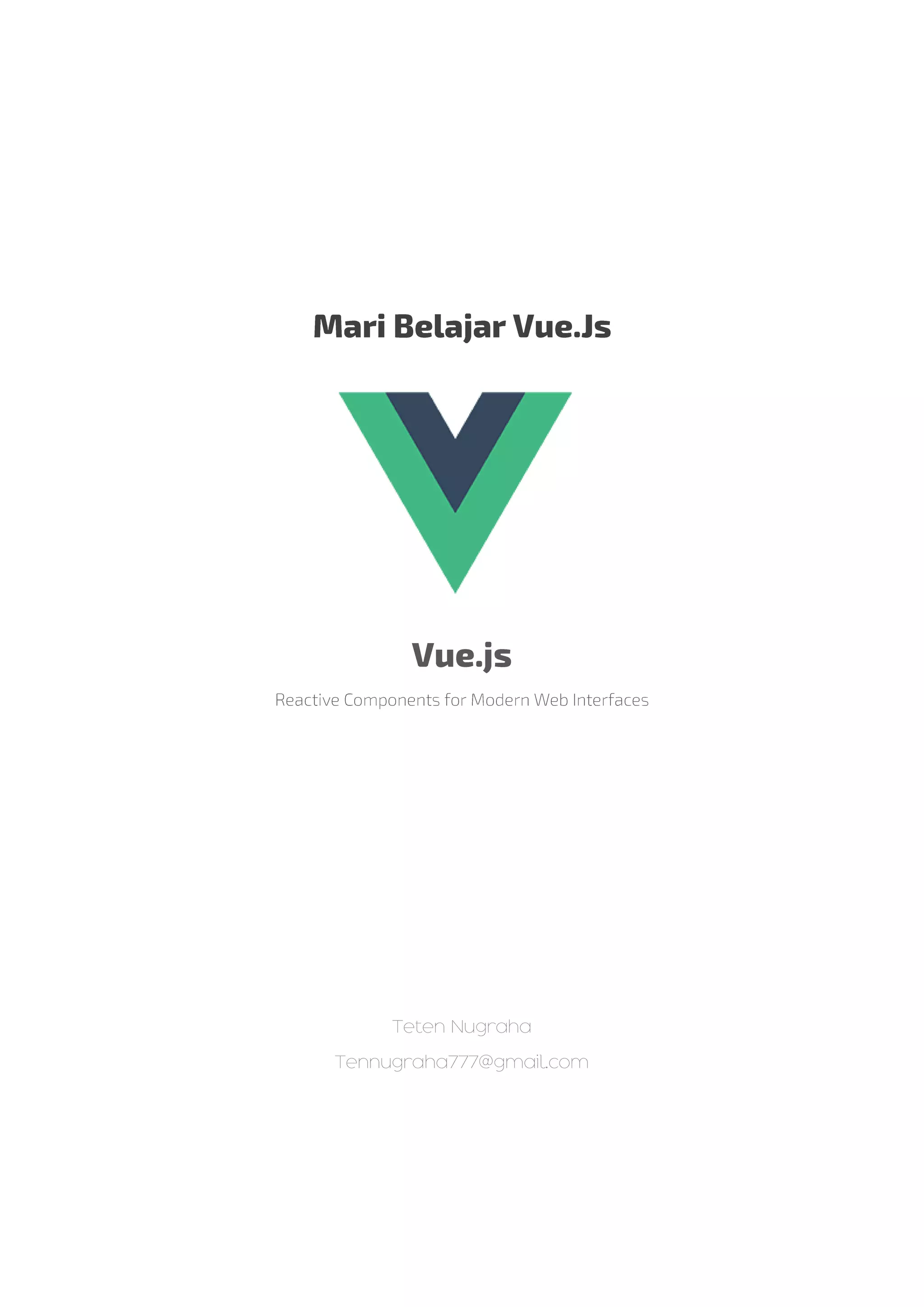 Mari belajar vue js | PDF