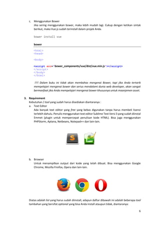 Mari belajar vue js | PDF