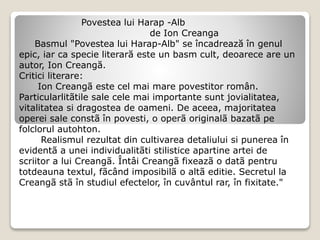 Mari clasici ai literaturii romane | PPT