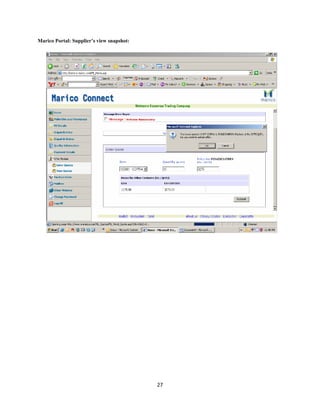 Marico IT structure | DOCX