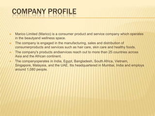 Marico | PPTX
