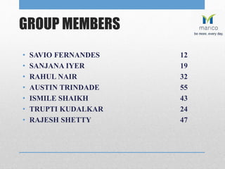 MARICO - Parachute Oil Distribution Mgmt | PPTX