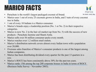 MARICO - Parachute Oil Distribution Mgmt | PPTX