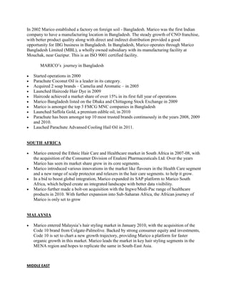 Marico | DOCX